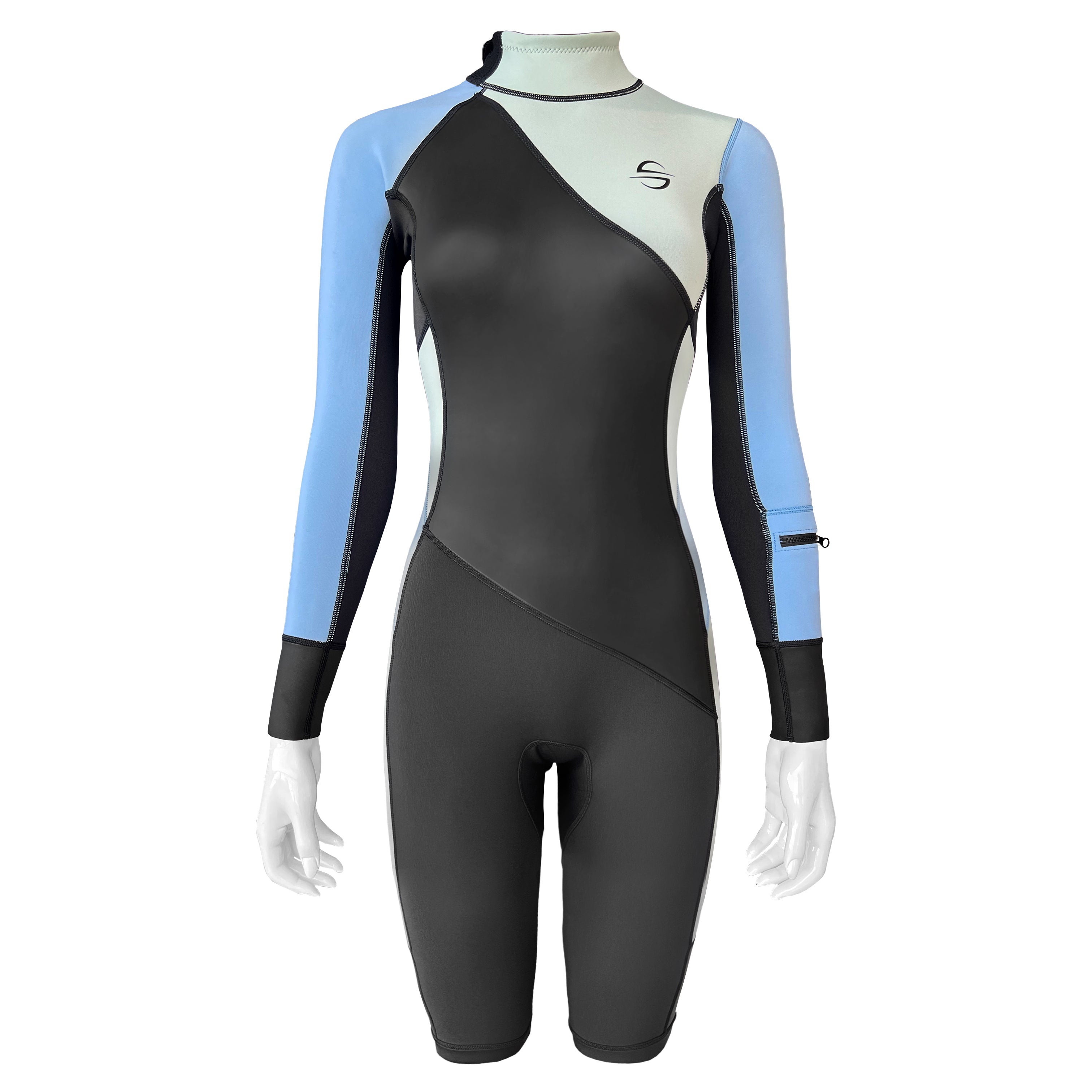 Women's Limestone Neoprene Wetsuit Springsuit | Platinum Sun